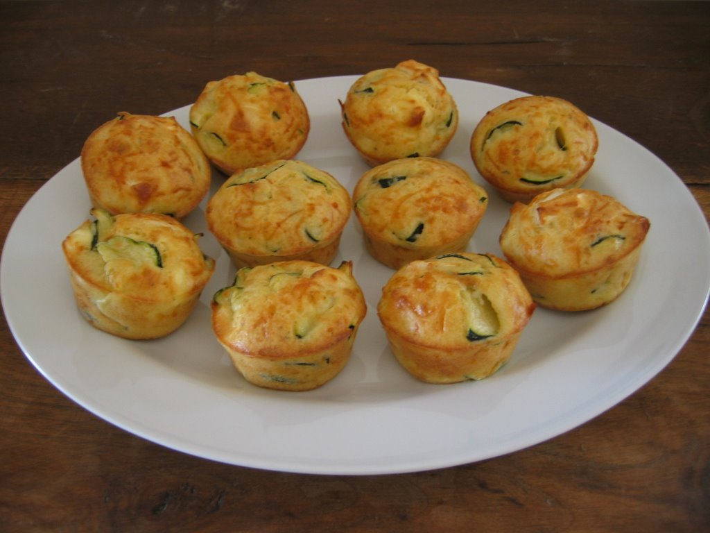 Mini cakes courgette et chèvre